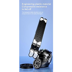 VIELANTRU Laptop Cooling Pad, Laptop Cooler with 4 Quiet Fans with RGB LEDs for Under 17 Inch Notebook Laptop Fan Cooling Pad with Adjustable Height and Type-C Port (Black)