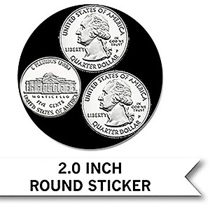 Blue Ready to Pop Baby Shower Stickers | 36 Matte Stickers | 2 Inches Round | Ready to Pop Baby Shower Labels