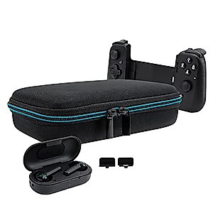 YipuVR Case Compatible with Razer Kishi V2, EVA Hard Skin Carrying Case Cover Shock-Absorbing Travel Protective Case - Bag Only (Black)