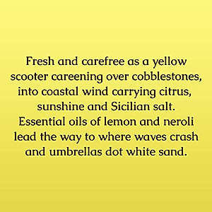 Caldrea Scented Candle, Made with Essential Oils and Other Thoughtfully Chosen Ingredients, 45 Hour Burn Time, Sea Salt Neroli Scent, 8.1 oz