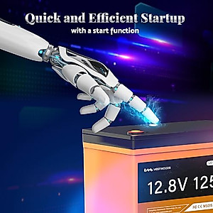 12V 100Ah LiFePO4 Rechargeable Battery,32F Charging Cut off, IP65, 1280Wh, Built-in 100A BMS Lithium-Ion Phosphate Deep Cycle Battery, Replace for SLA/AGM, RV, Boats, Wheelchairs, Golf Cart