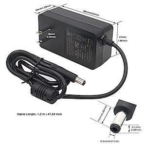 Geekworm DC 12V 5A 60W Power Adapter | UL Listed | AC 100-240V | DC 5521 Jack | for Raspberry Pi X735 V3.0/X885/X729/X1202/X1203/X1009/X-UPS1/LED Strips/3D Printer/Security Cameras/Audio Amplifier