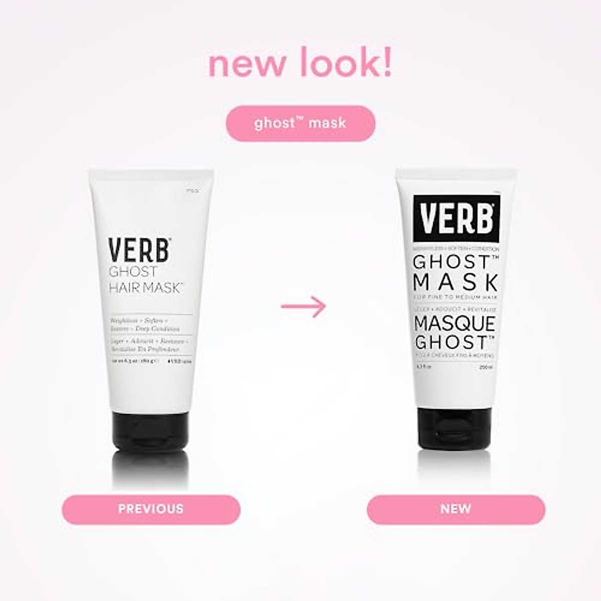 VERB Ghost Hair Mask, 6.3 fl oz