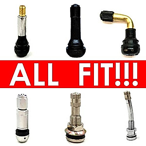 SAMIKIVA (30 Pack) Tire Stem Valve Caps, with O Rubber Ring, Universal Stem Covers for Cars, SUVs, Bike and Bicycle, Trucks, Motorcycles, Airtight Seal Heavy Duty (Black (30 Pack))