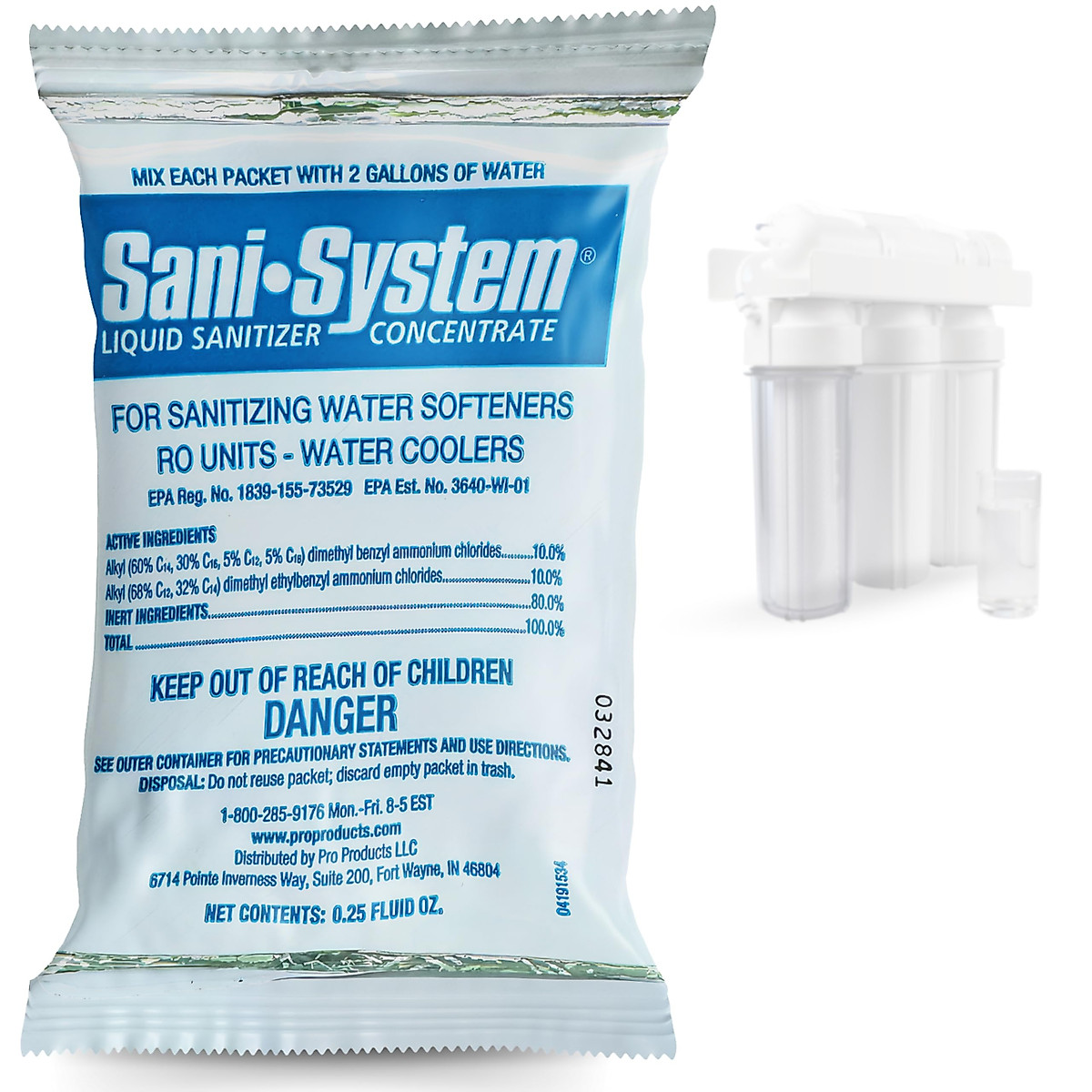 IPW Industries Inc | Sani System (SS24N) Liquid Cleaner for RO System, Coolers & Water Softener | Best Reverse Osmosis System Cleaner for Whole House Water Softener/Water Treatment for Drinking Water