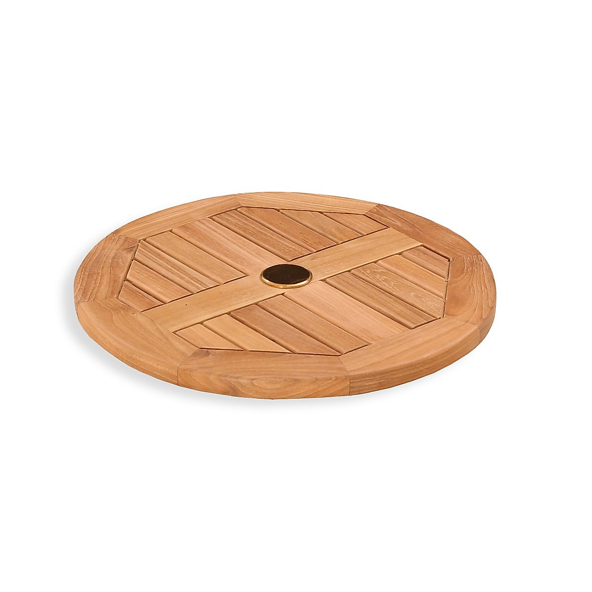 Tortuga Outdoor TK-R-LSUS Jakarta Teak Lazy Susan, 20" Long x 20" Wide x 2" high