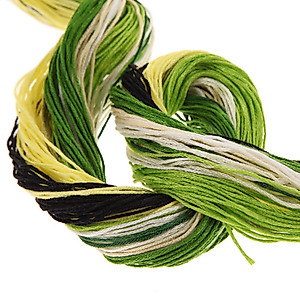 Printed Cross Stitch Kits,Alloyseed DIY Colorful Four Season Tree Stamped Cross Stitching Embroidery Kit Cross-Stitch Supplies Needlework Holiday Crafts Gifts 17.3X17.3 inch (Spring)