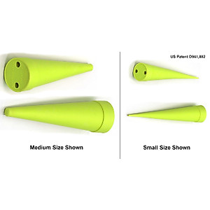 Mess Stopper Universal Rubber Plugs and Caps for Hydraulic Oil Hoses and Fittings to Prevent Leaks During Service, 2 Large, 2 Medium, 2 Small Size