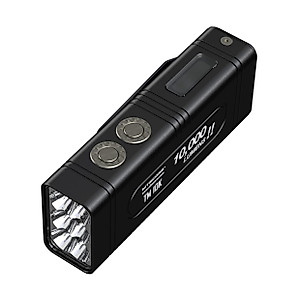 NITECORE TM10K TM10K Tiny Monster 10,000 Lumen Burst Rechargeable Flashlight, Black