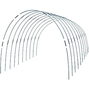 MAXPACE Greenhouse Hoops for DIY 3.5ft or Wider Grow Tunnel, Rust-Free Fiberglass Support Hoops Frame for Garden Fabric, DIY Plant Support Garden Stakes, Gardening Supplies, 50pcs