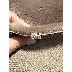 Seal Beaver Shag Faux Fur Fabric (Knit Backing) Sold by The Yard DIY Coats Costumes Scarfs Rugs Accessories Fashion (Pewter)