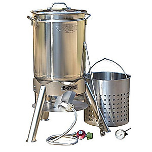 Bayou Classic 800-144 44 quart Boil and Brew, Stainless