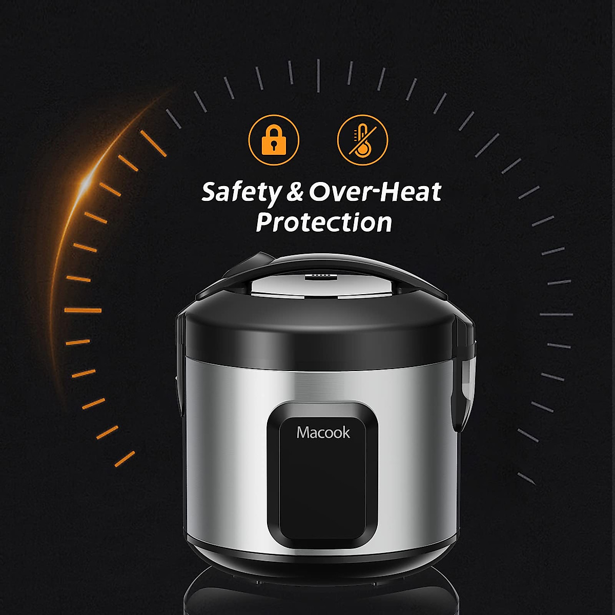 Small Rice Cooker and Food Steamer, 3-4 Cups Uncooked(6-8 Cups Cooked) Mini Rice Maker, Removable Non-Stick Pot Suitable for Cooking, Soups, Stewing, Steaming, Automatic Keep Warm Function