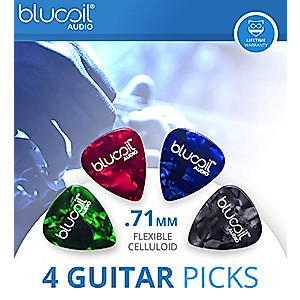 Orange Amps Crush 20RT Amplifier for Electric Guitars (Black) Bundle with Blucoil 10-FT Straight Instrument Cable (1/4in), 2-Pack of Pedal Patch Cables, and 4-Pack of Celluloid Guitar Picks