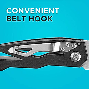 BLACK+DECKER Utility Knife, Folding, 2 Pack (BDHT10001)