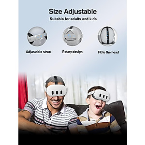 CNBEYOUNG Adjustable Head Strap Compatible with Quest 2 Quest 3, Replacement for Quest 2/3 Elite Strap Accessories for Enhanced Support and Comfort in VR