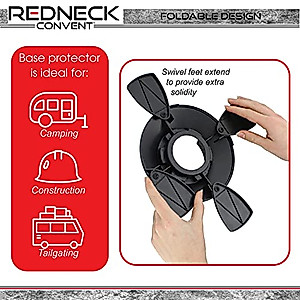 Redneck Convent RC Propane Tank Base Stand - Stabilizer Propane Ring Stand Spare Propane Tank Holder for 16oz Propane Gas Cylinder