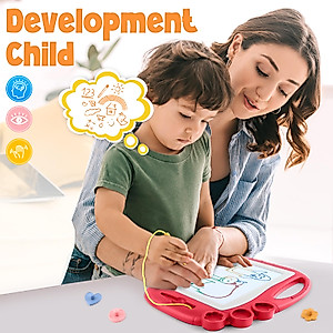 Magnetic Drawing Board, Toddler Toys for Age 1 2 3 Boys Girls, Etch a Sketch, Best Birthday Easter Christmas Halloween Kids Toy Gifts for Boys and Girls