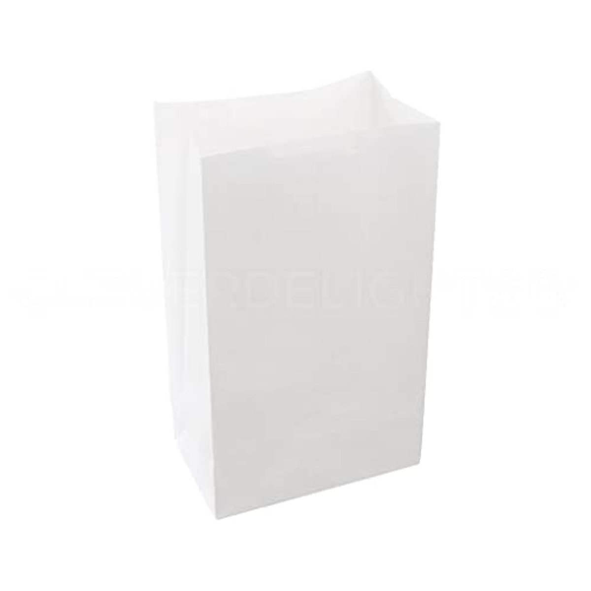 CleverDelights White Luminary Bags - 20 Pack - Wedding Christmas Holiday Luminaria