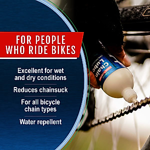 Squirt Chain Lube for Bikes 120 ml – Long-Lasting Lube for All Bike Chains – All-Weather Dry Chain Lube – Bike Chain Lube to Reduce Noise & Chainsuck – Bike Tools & Maintenance Aid