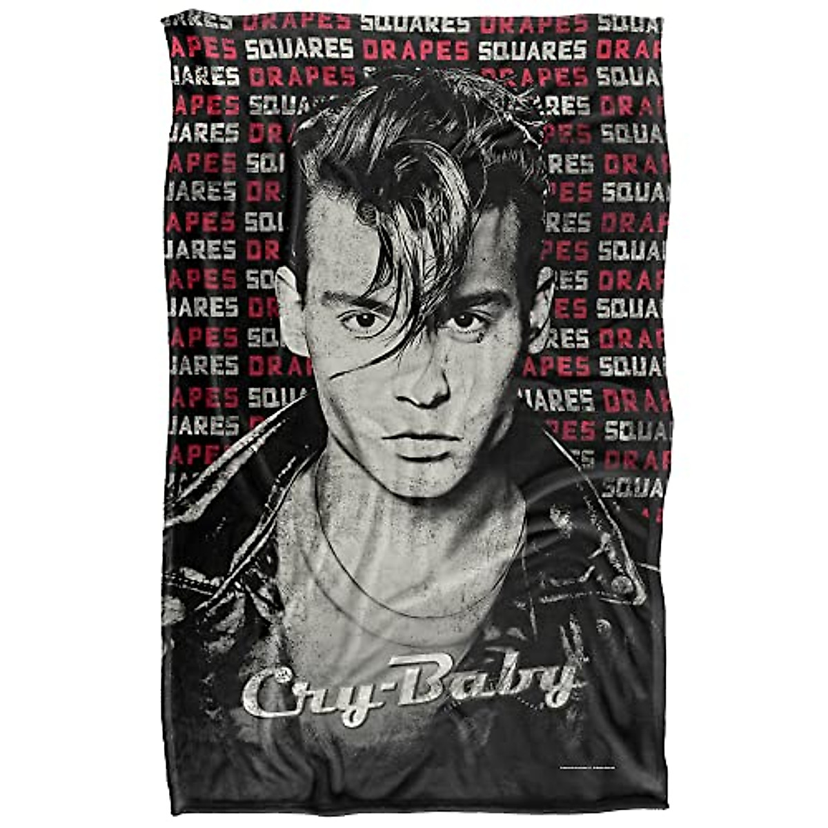 Cry Baby Drapes and Squares Officially Licensed Silky Touch Super Soft Throw Blanket 36" x 58"