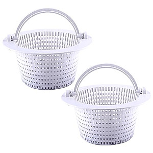 𝟐𝟎𝟐𝟑 𝑼𝙥𝙜𝙧𝙖𝙙𝙚𝙙 SP1091WM Skimmer Basket Replacement for Hayward Pentair HydroSkim, 513330 Dyna-skim Pool Filter Baskets,2PCS 6.25“Top Above Ground Pool Skimmer Baskets