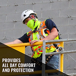 Malta Dynamics Fall Protection Safety Helmet for Construction, with Air Vents and Adjustable Head Band, Lightweight Work Helmet for Safety and Protection