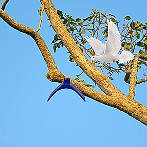 ULTECHNOVO 30Pcs Dove Food Dove Rest Stand Frame Plastic Pigeon Perches Bird Dwelling Rest Roost Holder Support Cage Accessories for Dove Pigeon Other Bird perches Birds Dove Rest Stand