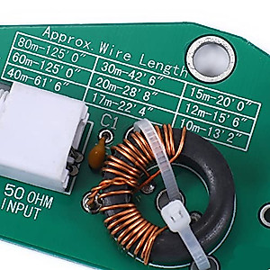 Teyleten Robot Portable No Tune End Fed Half Wave Antenna Module Range 80m-10m 50ohm Welded