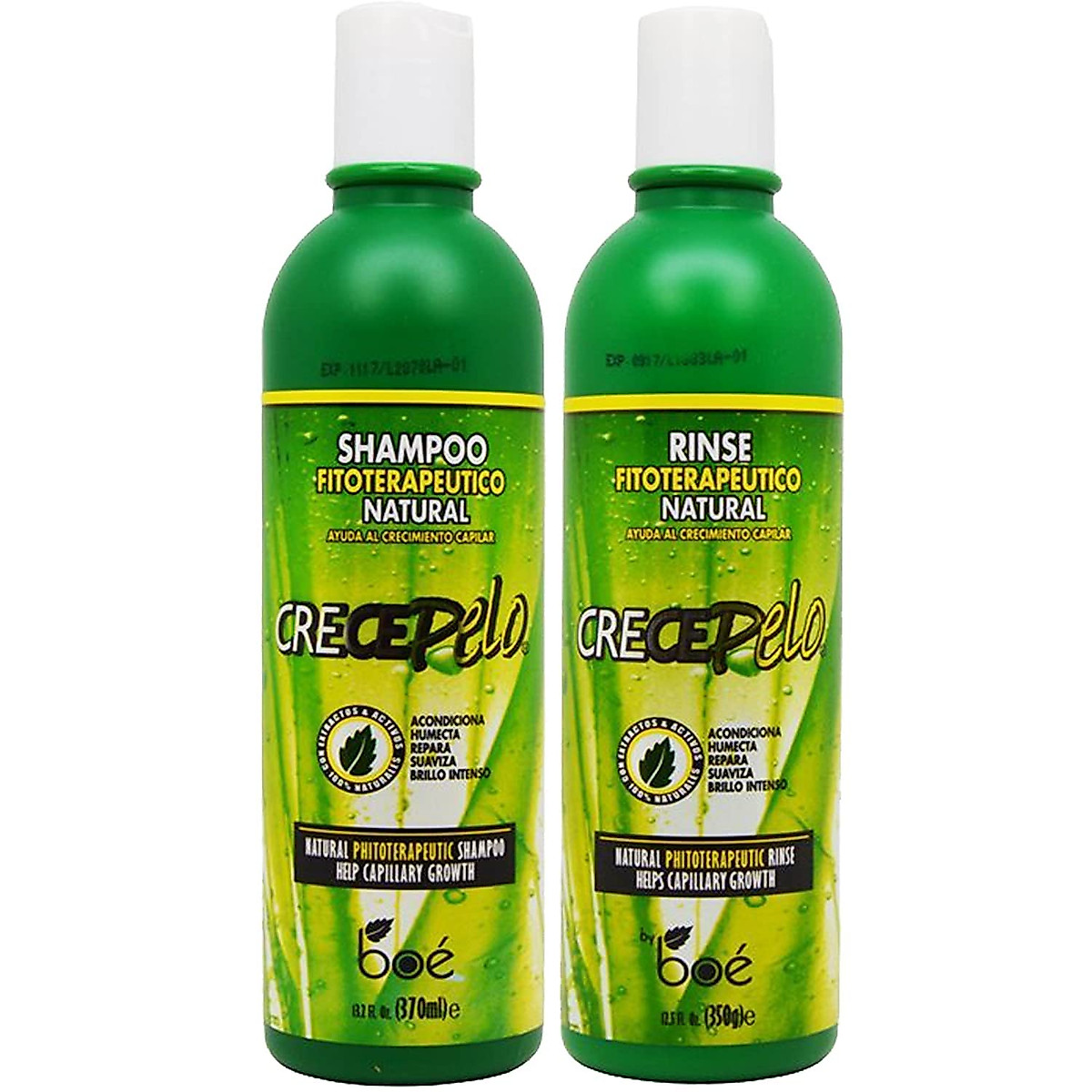 BOE Crece Pelo Shampoo + Rinse 12 oz "Combo Set!!"