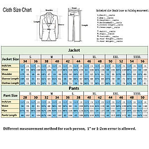 Lovee Tux Men's Suits for Wedding Slim Fit 3 Pieces Suit Groom Tuxedos Blazer Tux Vest Trousers Prom Suits (Blazer+Vest+Pants) (34,Black)