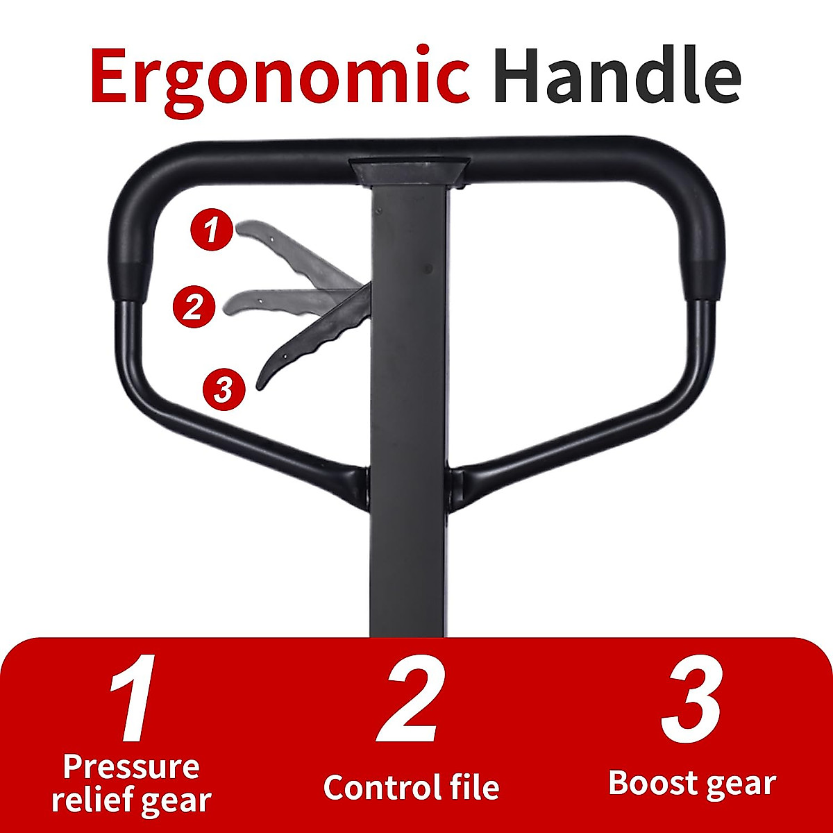 Manual Scissor Pallet Jack Truck 31.5" High Lift Hand Truck 45" Lx27 W Forks 3300lbs Capacity Pallet Lift Suitable for EU Pallet