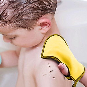 Bath Sponge, PVA Super Soft Exfoliator Sponge Gloves, Bath and Body Exfoliator Mitts, Dual-Sided, Multi-Purpose Glove Exfoliates Skin, Scrubbing Glove for Shower Spa Massage and Dead Skin Cell Remover