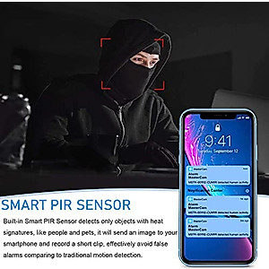 4K HD Spy Camera Wireless Hidden Camera WiFi Long Battery Life Mini Real-time Remote View Mini Convert Camera with Phone APP Night Vision Motion Sensor Security Surveillance Cam for Car