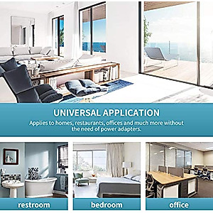 Micmi USB Outlet, High Speed Charger 4.2A Charging Capability, Child Proof Safety Receptacle 15 Amp, Tamper Resistant Wall Socket Plate Included UL Listed U24 (4.2A USB Outlet 6pack)