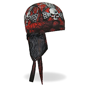 Hot Leathers HWH1101 Celtic Cross Headwrap - One Size Fits Most Black