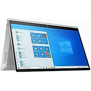 HP Envy x360 15.6-inch FHD Touchscreen 512GB SSD, i5-1135G7 2-in-1 Laptop (8GB RAM, SD Card Reader, Intel Iris Xe Graphics, Windows 10 Home) Silver, 15-ed1055wm