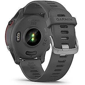 Garmin 010-02641-00 Forerunner 255 GPS Smartwatch Slate Gray Bundle with 2 YR CPS Enhanced Protection Pack