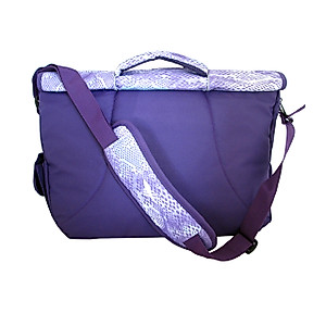 High Sierra Tank Messenger Bag, Snake Dye/Deep Purple