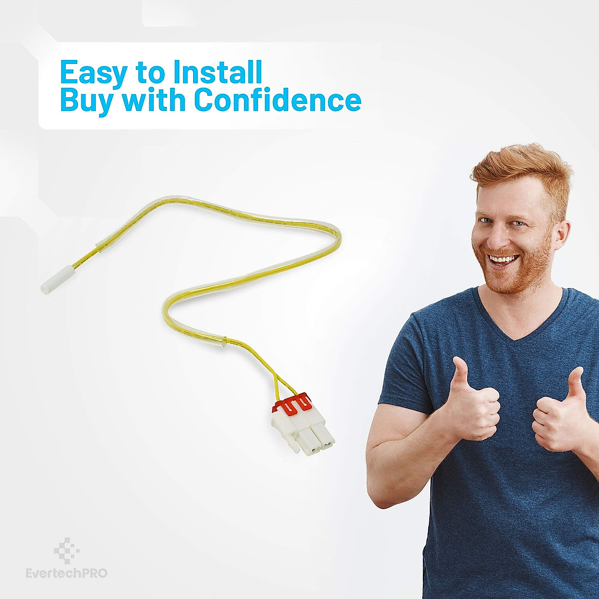 EvertechPRO DA32-00006S Sensor Temp Pack of 2 Replacement for Samsung Refrigerator 2030281