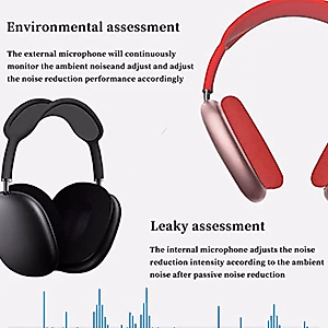 Wireless Stereo HiFi Headphone Bluetooth Music Wireless Headset with Microphone Sports Earphone Stereo HiFi Earphones (Black)