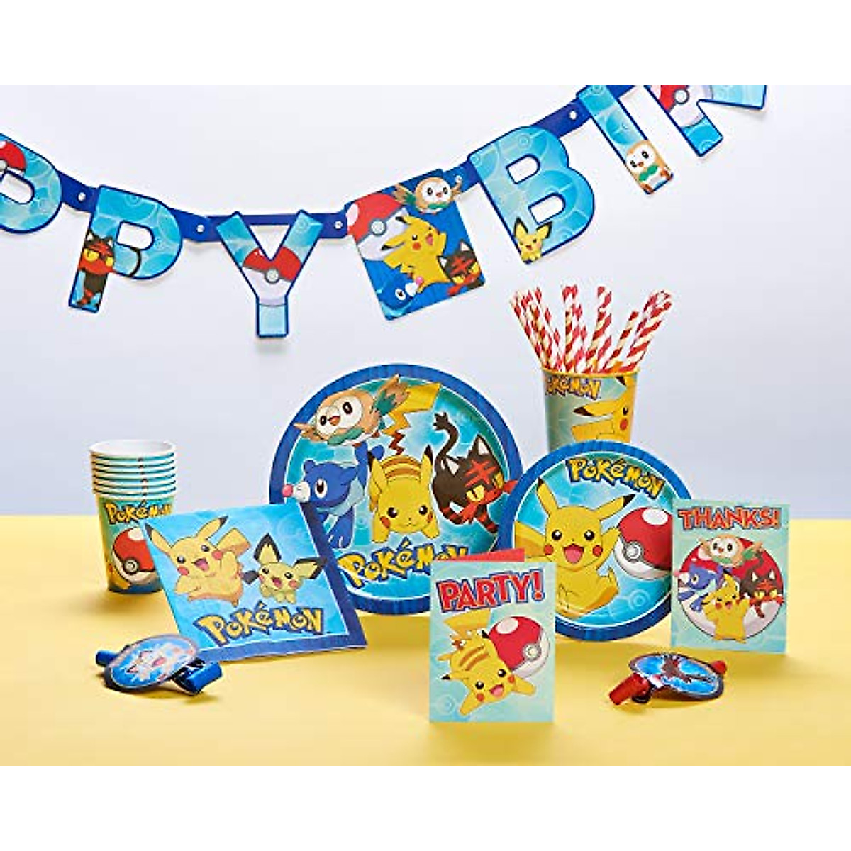 American Greetings Pokemon Party Supplies, Paper Lunch Napkins (48-Count)