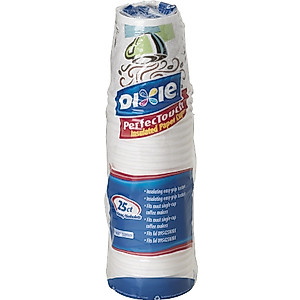 Dixie PerfecTouch Insulated Paper Hot Coffee Cups by GP Pro, 8 oz,50/pack