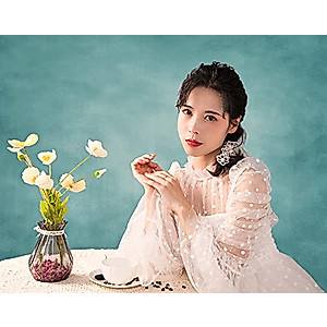 Kate 5x7ft Abstract Backdrops Microfiber Dark Cyan Portrait Background for Photoshoot, for Photography, for Birthday