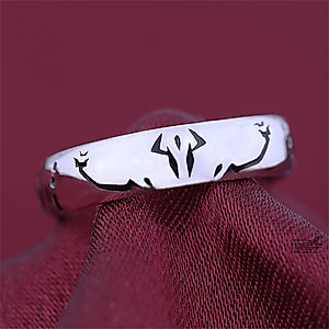 KILA MILA Itadori Yuji Cosplay Ring Fashion Adjustable Finger Rings Props Jewelry Gift