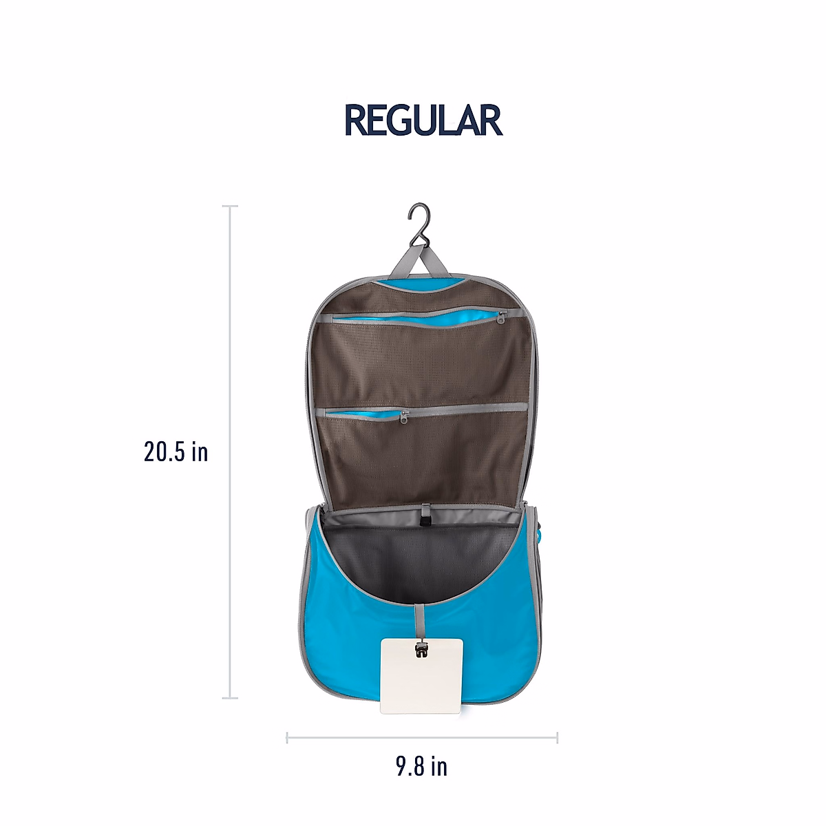 Sea to Summit TravellingLight Hanging Toiletry Bag, Travel Organizer for Men and Women, Regular, Spicy Orange