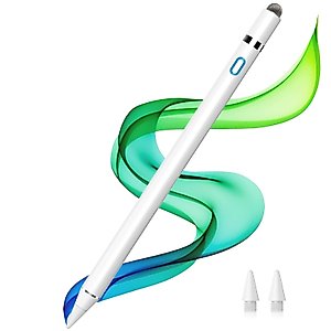 Elaxi Stylus Pencil Compatible for Apple iPad, Active Pen with Palm Rejection, Tilt, Compatible with iPad Pro (11/12.9 Inch), iPad 6/7/8/9/10th Gen, iPad Air 3rd/4th/5th Gen, iPad Mini 5/6th Gen