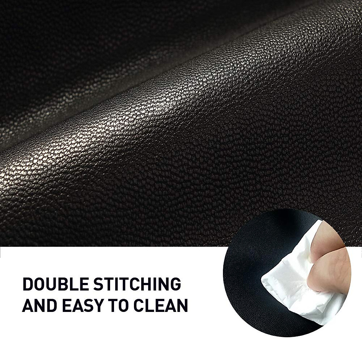 Spare Tire Cover Fit for Your SUV, Jeep, RV, Trailer, Truck, Waterproof Dust-Proof PVC Leather Tire Covers (15 inch for Diameter 27.56” - 29.53”)