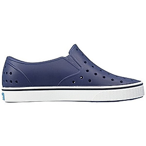 Native Shoes, Miles, Kids Shoe, Regatta Blue/Shell White, 3 M US Little Kid