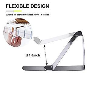 Tablecloth Clips, Stainless Steel Tablecloth Clips Ideal Clips for Home, Kitchen, Restaurant, Weeding, Picnic, Patio and Party (12pcs)